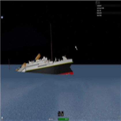 titanic cracking in 2