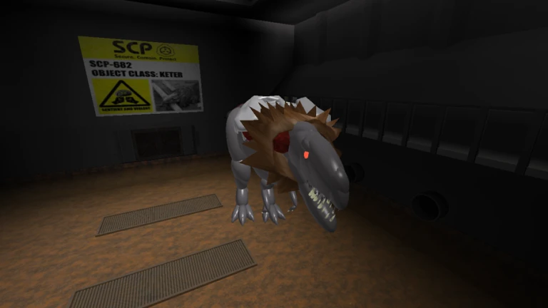 Sobreviva ao SCP - 682 e detone a bomba nuclear! - Roblox