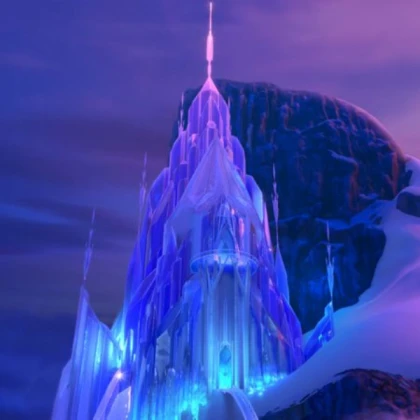 disney frozen castle ice