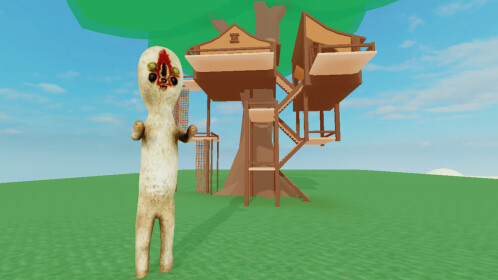 Sobrevive a los asesinos de SCP-173 en una casa del árbol - Roblox