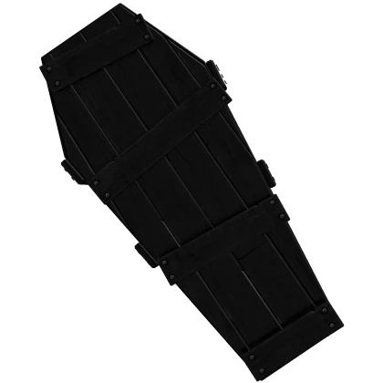 Black wooden coffin | Roblox Item - Rolimon's