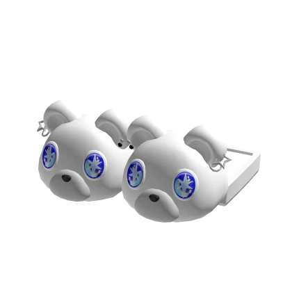 Chill White Bear Slippers 1.0 | Roblox Item - Rolimon's