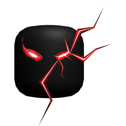 [Animasi] Red Fractured Demon Gaze Mask - Roblox