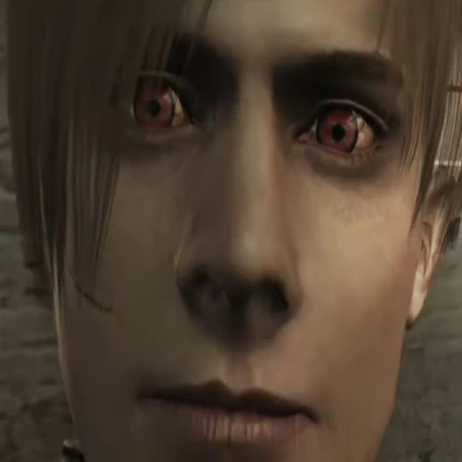 leon red eyes