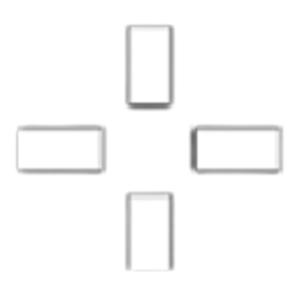 White Crosshair Cursor Da Hood