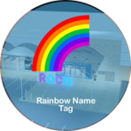 Rainbow Name Tag - Roblox