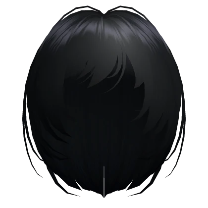 Black Shoulder-Length Hair | Roblox Item - Rolimon's