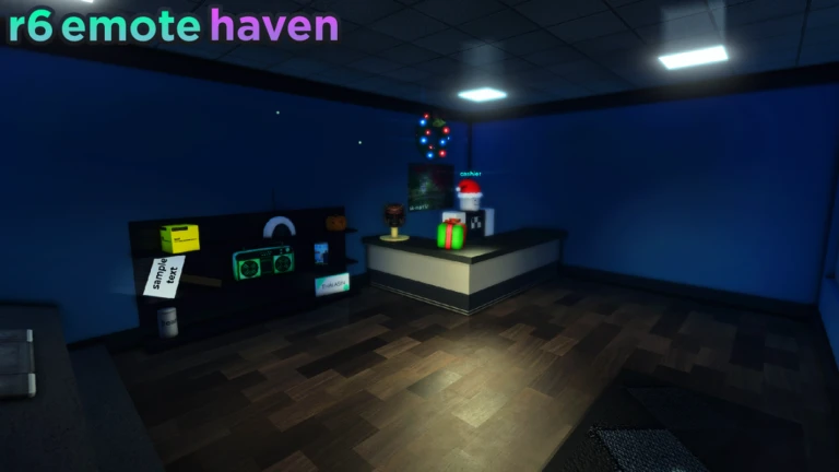 [ ️ แผนที่ใหม่] R6 Emote Haven - Roblox