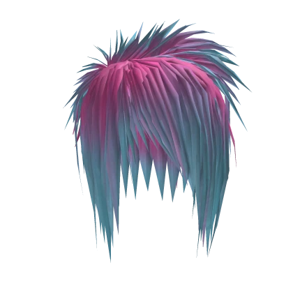 Spiky Messy Scene Emo Hair (Cotton Candy) | Roblox Item - Rolimon's