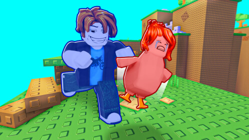 Porter un poulet [Obby 2 joueurs] - Roblox