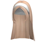 Rambut Setengah Flowy Lembut w / Bow In Blonde - Roblox