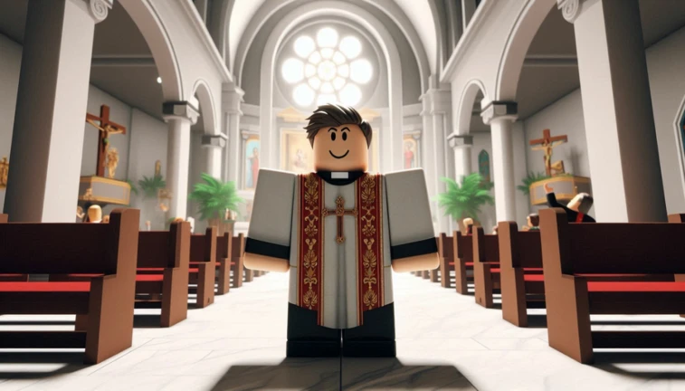 La Vieja Iglesia Robloxiana (¡Pascua!) - Roblox