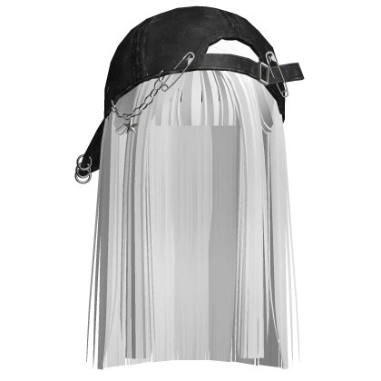 Emo Hair w/ Backwards Cap (White) | Roblox Item - Rolimon's