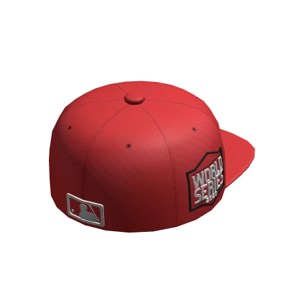 Backward Red LA Baseball Cap | Roblox Item - Rolimon's