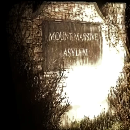 Mount Massive Asylum Sign