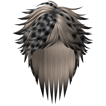 Cabello de mapache punk de escena Harajuku largo - Roblox