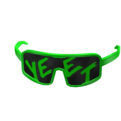 Neon Green Jey Main Event Yeet Shades (Wrestling) | Roblox Item - Rolimon's