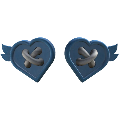 Blue Heart Button Eyes | Roblox Item - Rolimon's