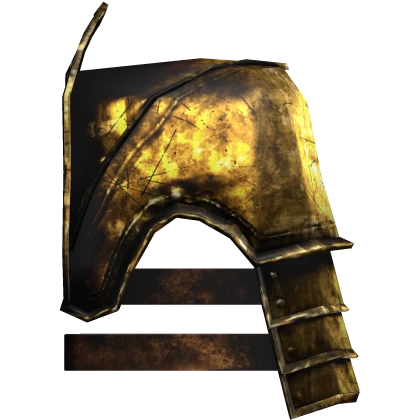 Golden Medieval Knight Left Pauldron | Roblox Item - Rolimon's