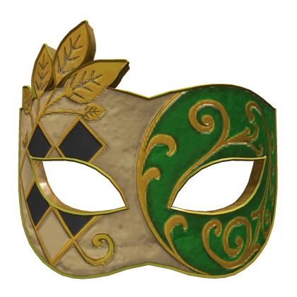 [PBR] Venetian mask (Green/Gold) | Roblox Item - Rolimon's