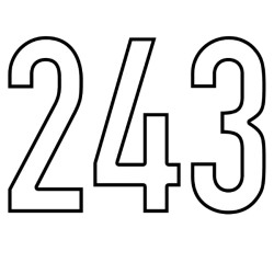 white german tank number 243