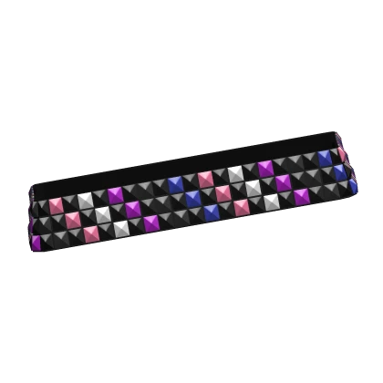 3.0 genderfluid pride right tilted studded belt | Roblox Item - Rolimon's