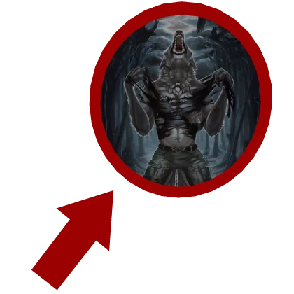 Alpha Wolf Red Circle | Roblox Item - Rolimon's