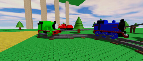 Thomas The Tank Engine Cart Ride - Roblox