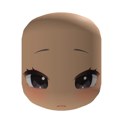 surprised chibi face