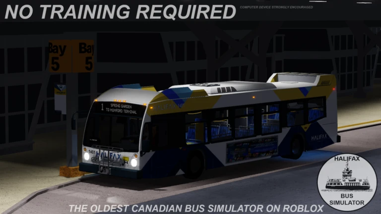 Simulador de ônibus Halifax - Roblox