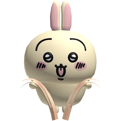 usagi yellow rabbit holding your hair in blonde | Roblox Item - Rolimon's