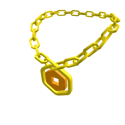 Golden Robux Chain | Roblox Item - Rolimon's