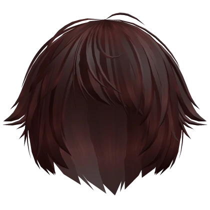 red emo messy vkei kitty anime tufts hair | Roblox Item - Rolimon's