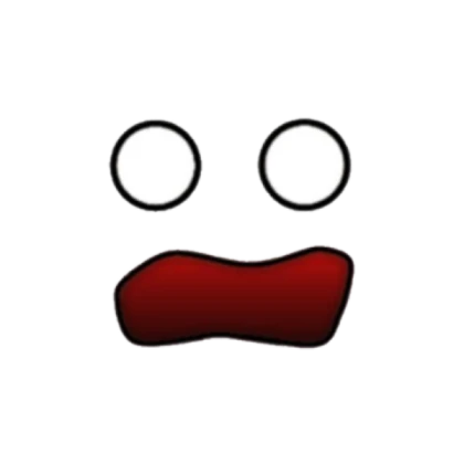 Classic scaredy face