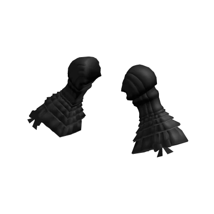 Ruffle Puff Sleeves Black | Roblox Item - Rolimon's