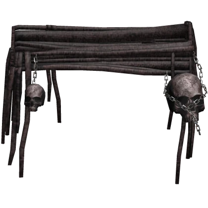Red Rope Waist Wraps With Skulls | Roblox Item - Rolimon's