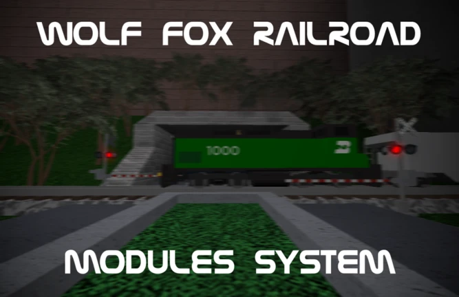 Wolf Fox Railroad: Módulos em escala RO - Roblox