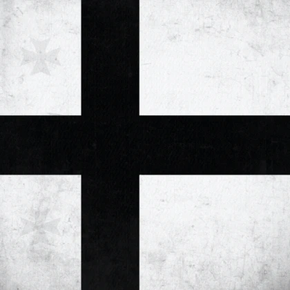 Teutonic Order/Knights Flag (SQUARE FLAG)