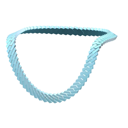Icy Blue Iced Out Cuban Chain | Roblox Item - Rolimon's