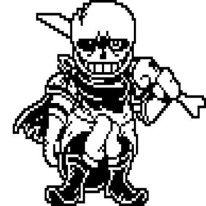 Canon DustTrust - Scrapped Sans Sprite (Sword)