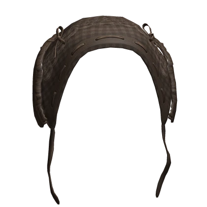 Mori Kei Laced Igari Bonnet (Brown) | Roblox Item - Rolimon's