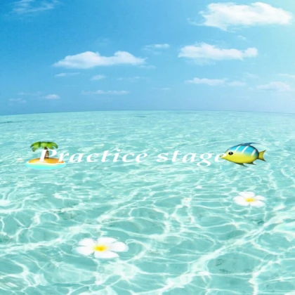 Beach comp practice stage😜