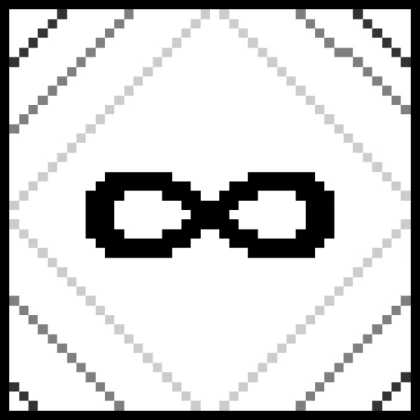 pixel art infinity
