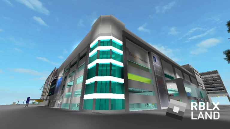 RBLX Land : centre commercial et tour de bureaux - Roblox