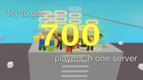 [再オープン] 1つのサーバーで700人のプレイヤーを獲得しよう - Roblox