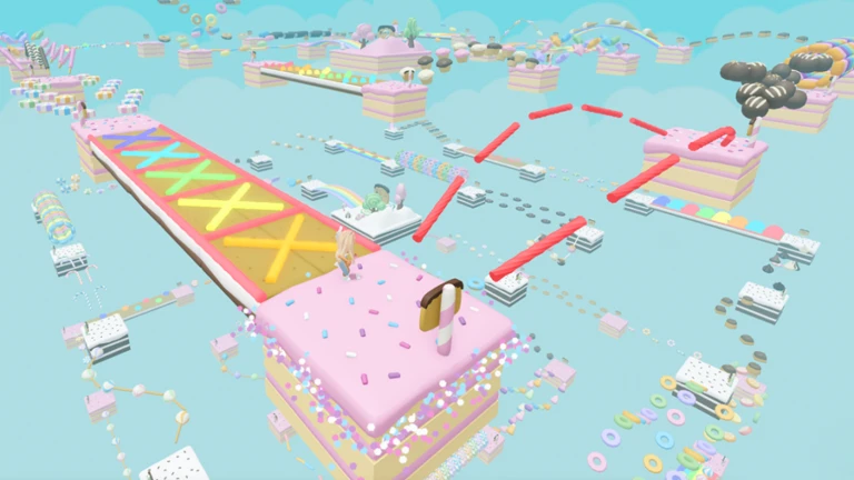 Candy World Obby Easy 690 etapas [ ¡Mascotas!] - Roblox