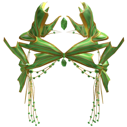 Green Lumina Fey Buttterfly Goddess Crown | Roblox Item - Rolimon's