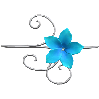 Blue Hibiscus Arm Cuff 1.0 - Roblox