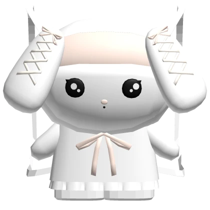 Beige Bunny Backpack | Roblox Item - Rolimon's