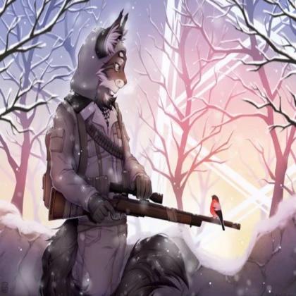 Furry with a gun
